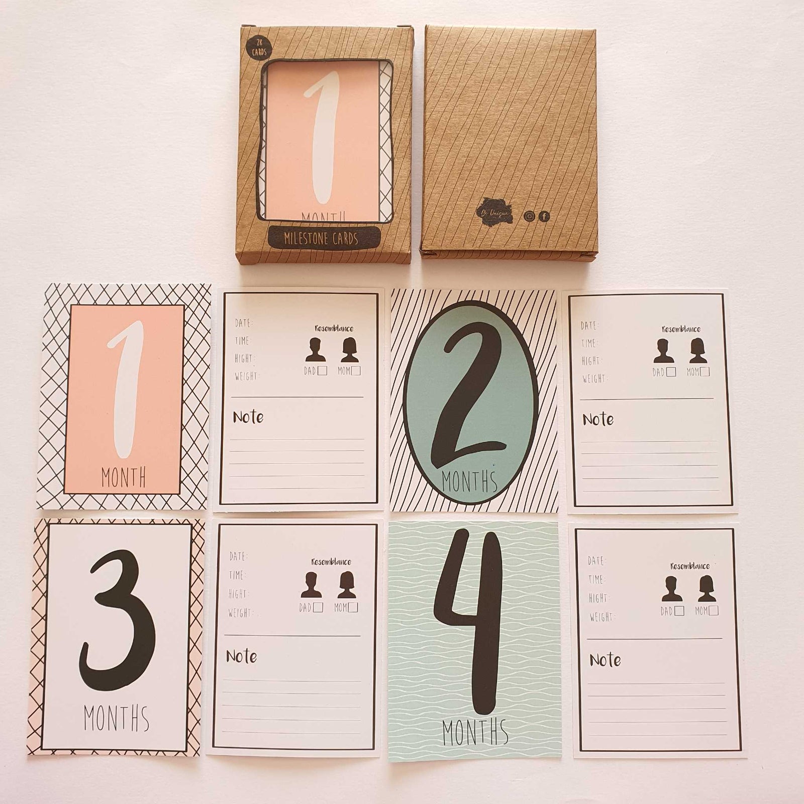 Baby Milestone Cards